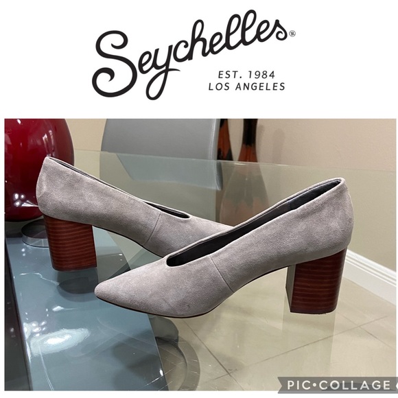 Seychelles | Shoes | Seychelles Suede Block Heels Shoes Size 65 | Poshmark